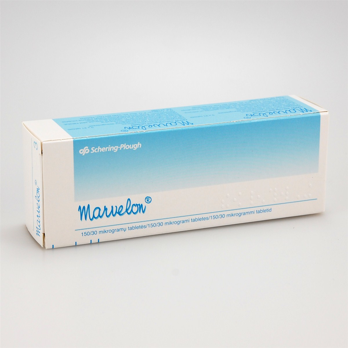MARVELON, 150/30 mikrogramų, tabletės, N21 x 3 | Gintarinė