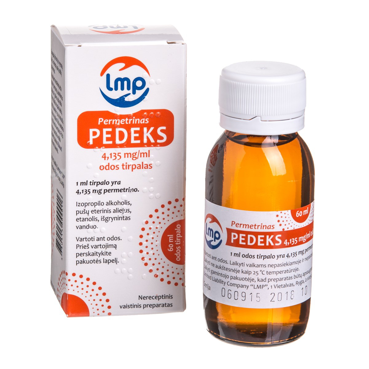 PEDEKS, 4,135 mg/ml, odos tirpalas, 60 ml | Gintarinė