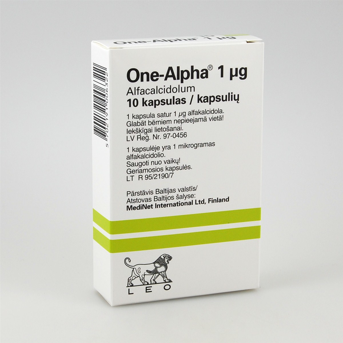 ONE-ALPHA, 1 mikrogramas, minkštosios kapsulės, N10 | Gintarinė