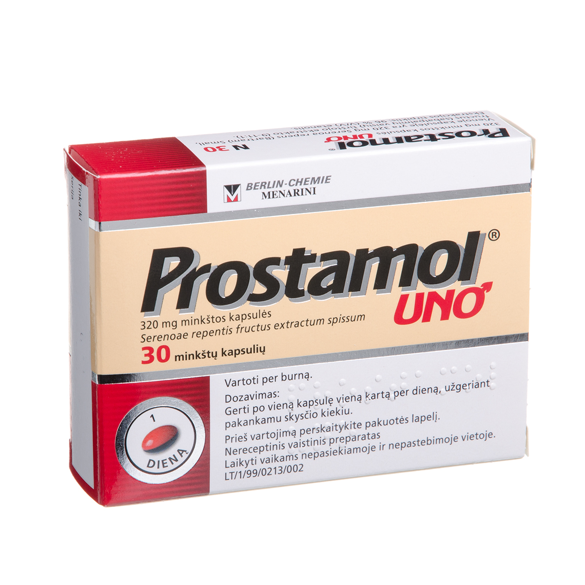 PROSTAMOL UNO, 320 mg, minkštosios kapsulės, N30 | Gintarinė