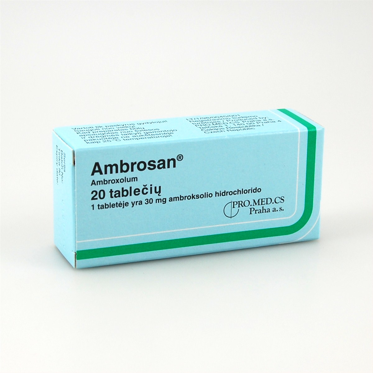 AMBROSAN, 30 mg, tabletės, N20 | Gintarinė
