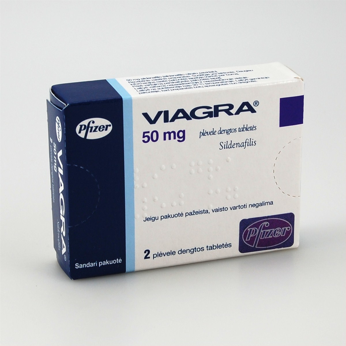 VIAGRA, 50 mg, plėvele dengtos tabletės, N2 | Gintarinė