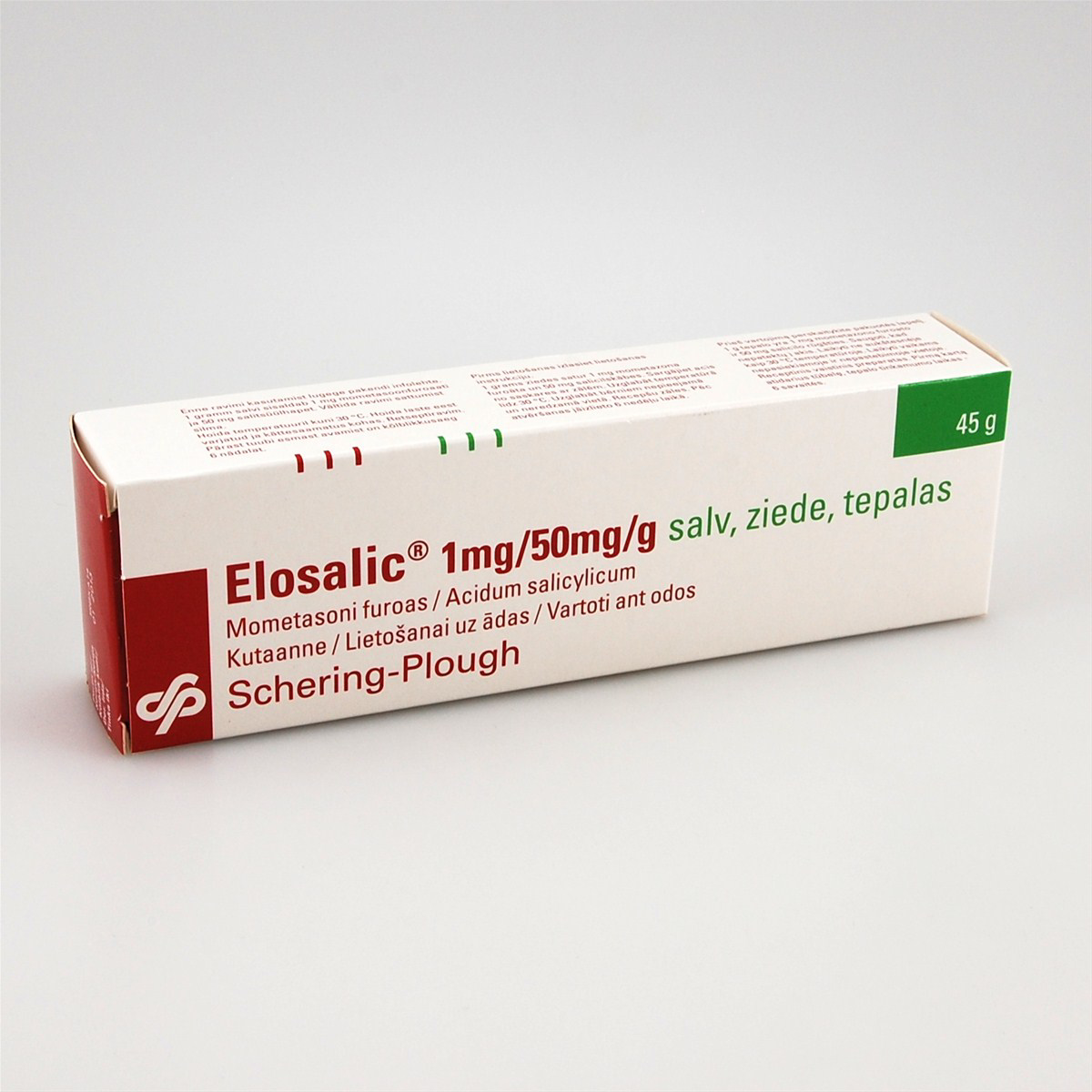 ELOSALIC, 1 mg/50 mg/g, tepalas, 45 g | Gintarinė