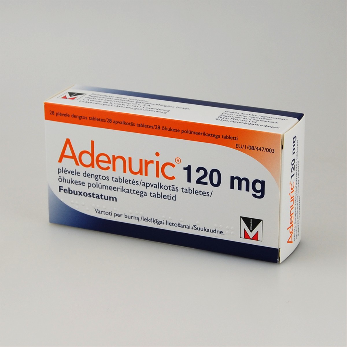 ADENURIC, 120 mg, plėvele dengtos tabletės, N28 | Gintarinė