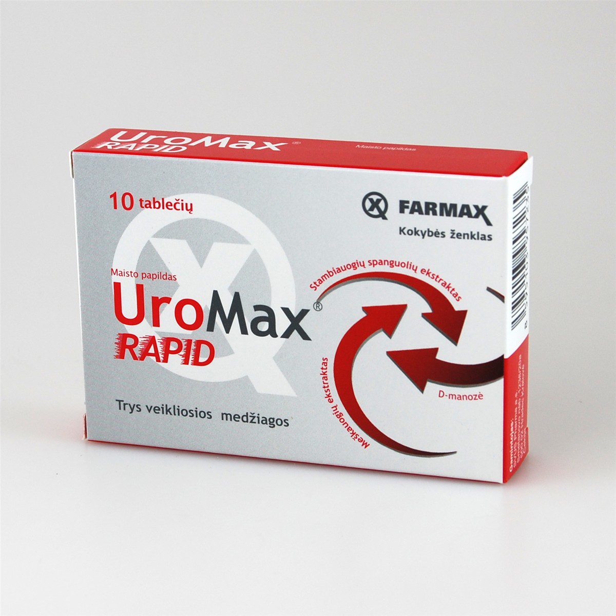 FARMAX UROMAX RAPID, 10 tablečių | Gintarinė