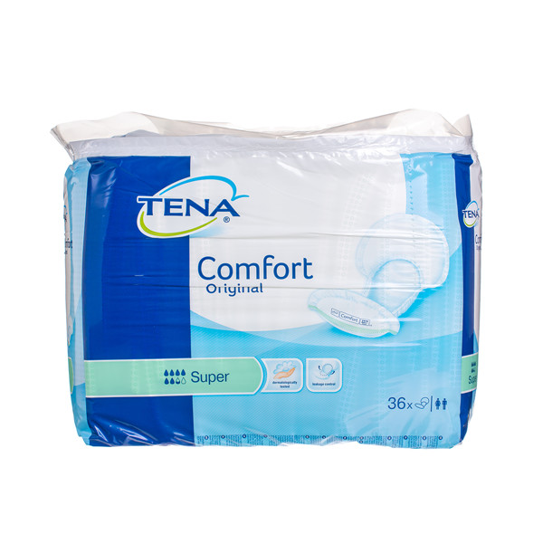 TENA COMFORT SUPER, anatominiai įklotai, 36 vnt. | Gintarinė vaistinė