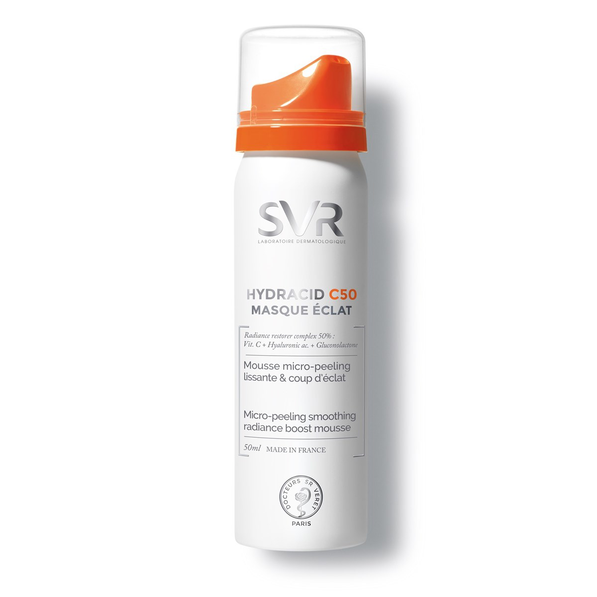 SVR HYDRACID C50, švytėjimą atkurianti kaukė-mikropilingas, 50 ml ...