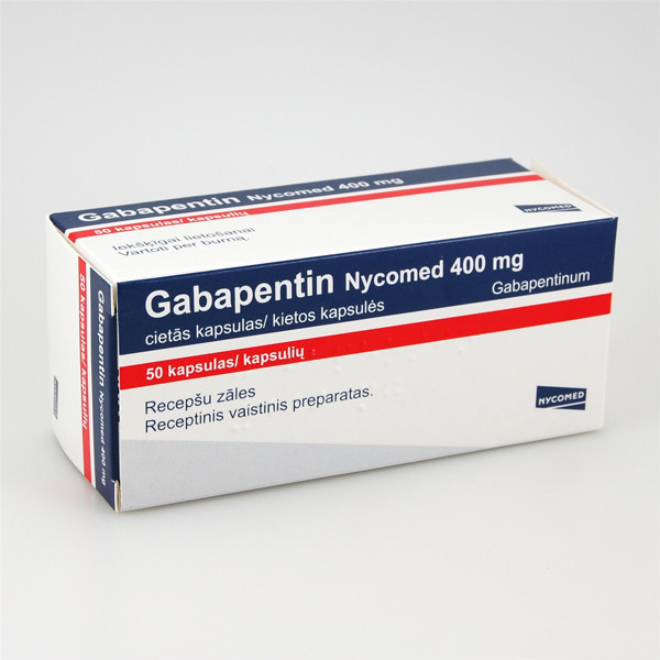 GABAPENTIN TAKEDA, 400 mg, kietosios kapsulės, N50 | Gintarinė vaistinė