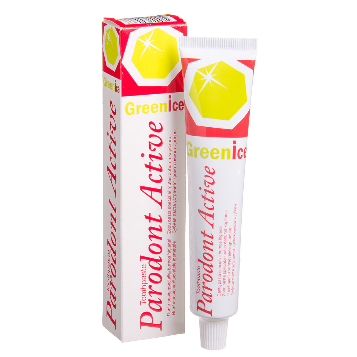 GREENICE PARODONT ACTIVE, dantų pasta, 75 ml | Gintarinė