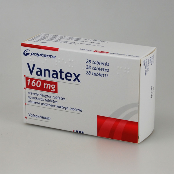 VANATEX, 160 mg, plėvele dengtos tabletės, N28 | Gintarinė vaistinė