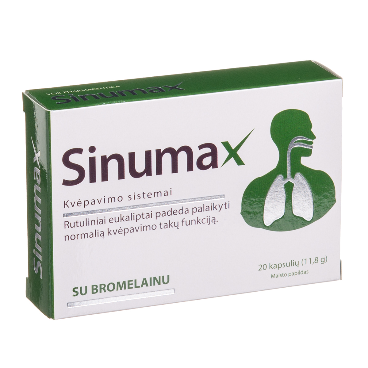 SINUMAX, 20 tablečių | Gintarinė