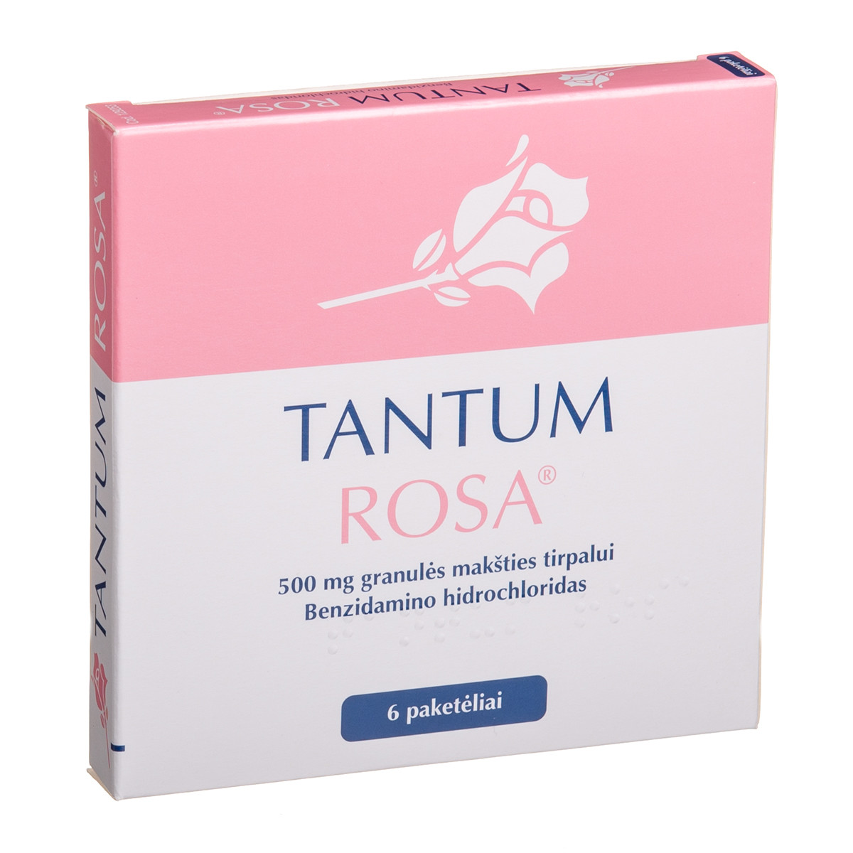 TANTUM ROSA, 500 mg, granulės makšties tirpalui, N6 | Gintarinė