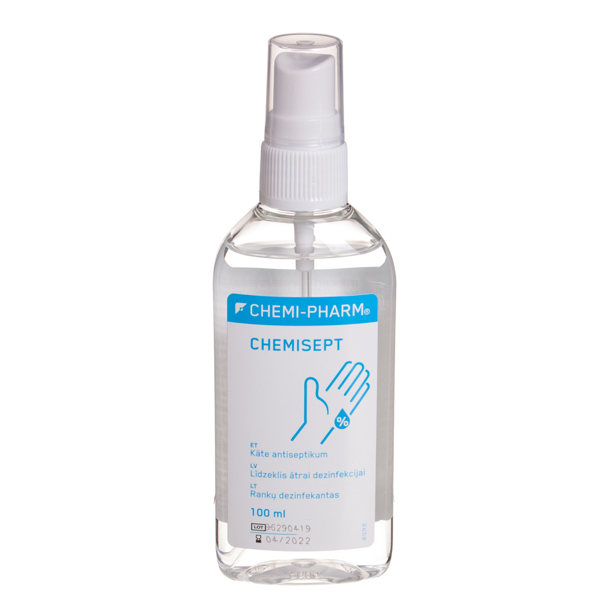 CHEMISEPT, dezinfektantas rankų odai, purškiamasis, 100 ml | Gintarinė