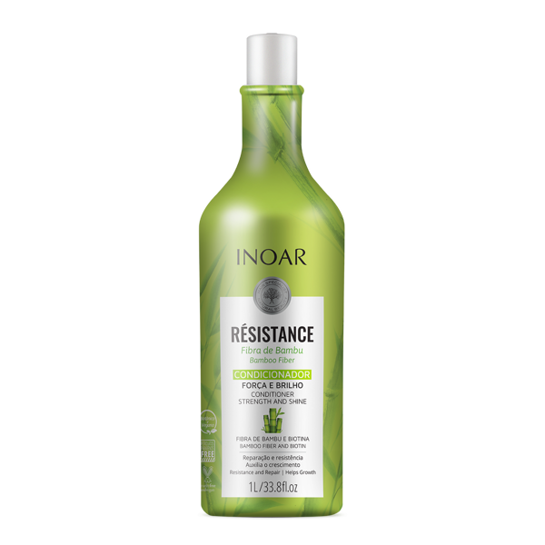 INOAR Resistance Fibra de Bambu Conditioner - plaukus stiprinantis ...