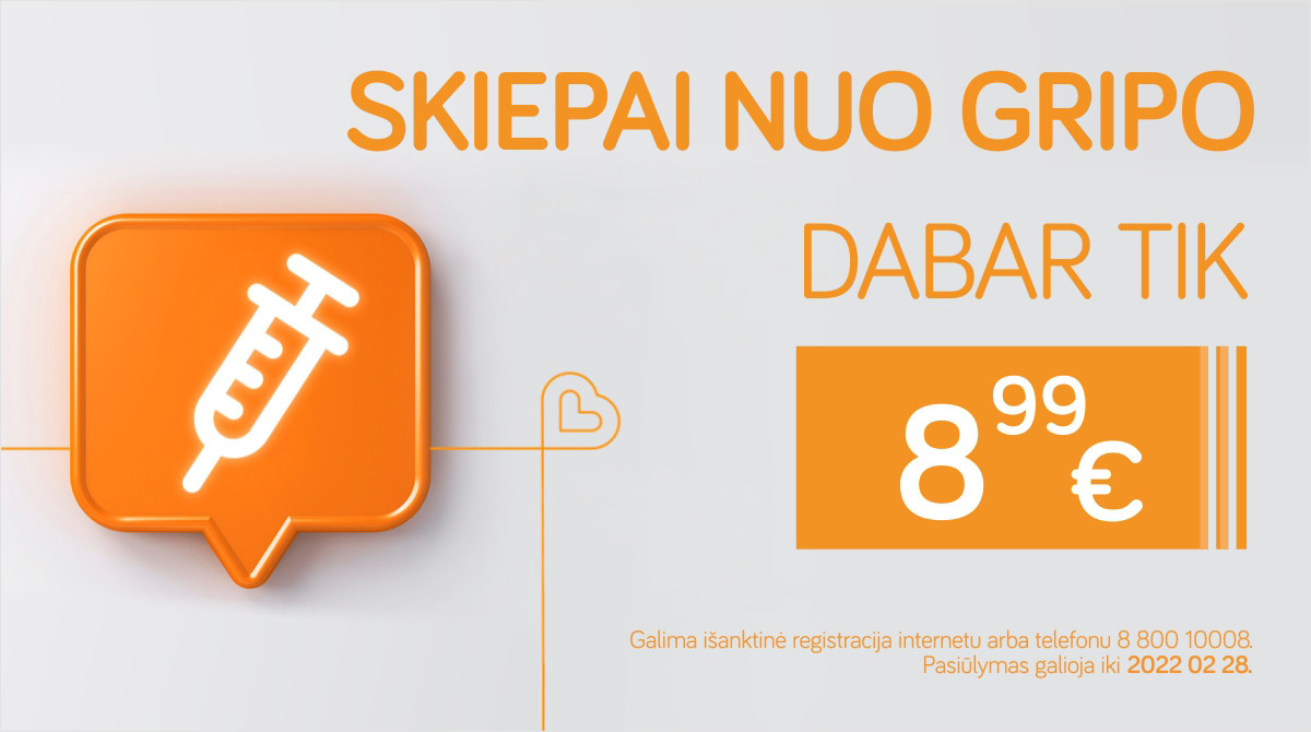 Skiepai nuo gripo | Gintarinė vaistinė