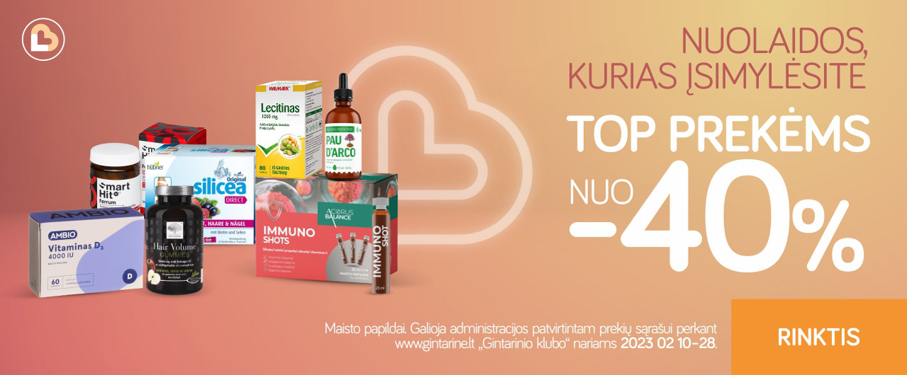 Vaistai internete | Gintarinė vaistinė