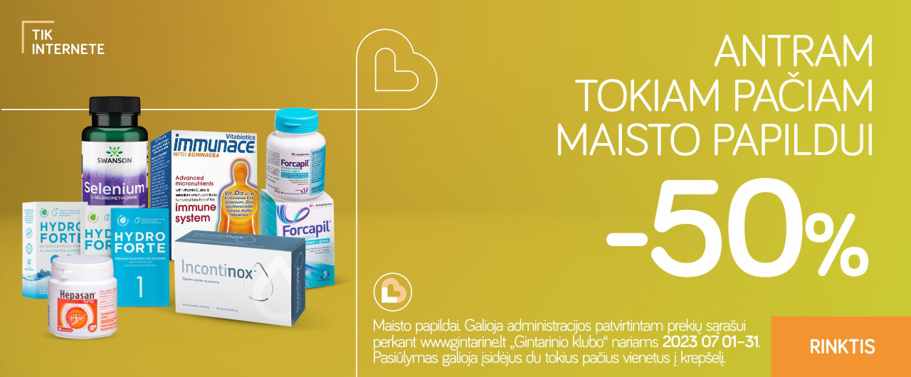 Vaistai internete | Gintarinė vaistinė