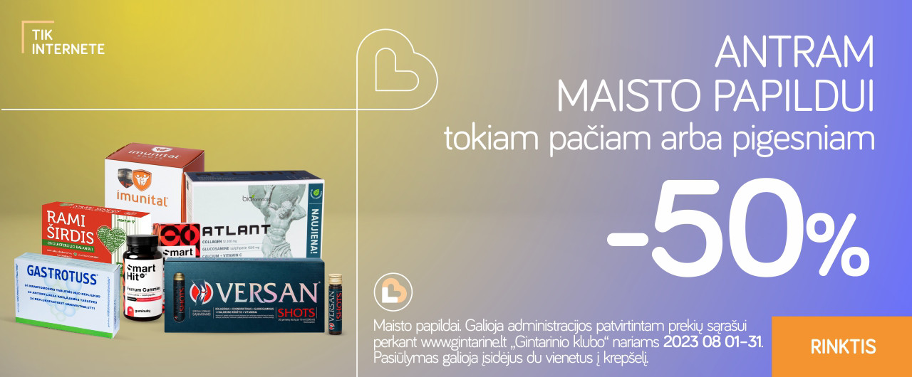 Vaistai internete | Gintarinė vaistinė
