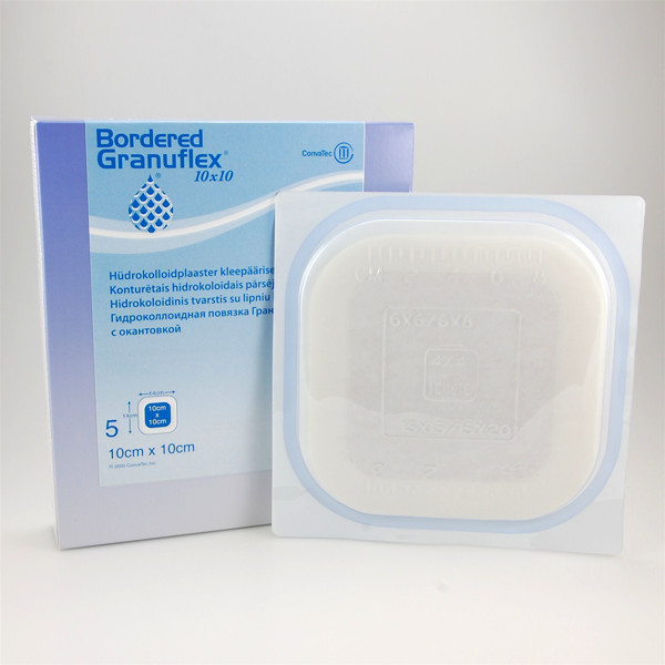 ConvaTec Granuflex Bordered tvarstis hidrokoloidinis 10x10cm N5 ...