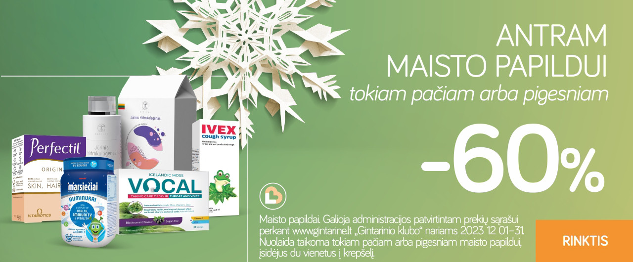 Vaistai internete | Gintarinė vaistinė