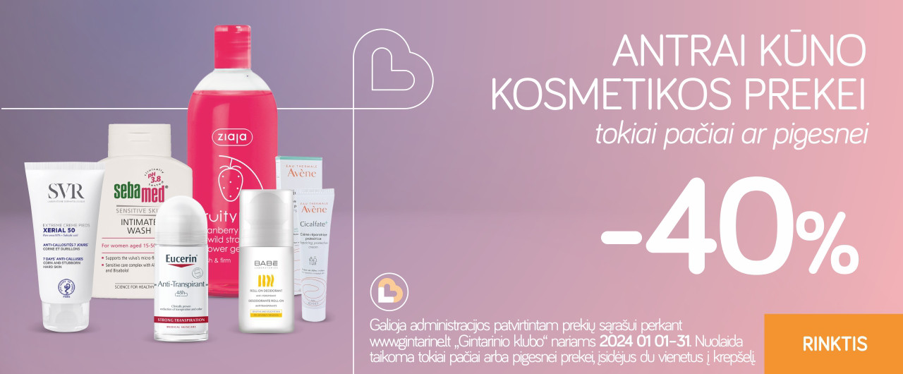 Vaistai internete | Gintarinė vaistinė