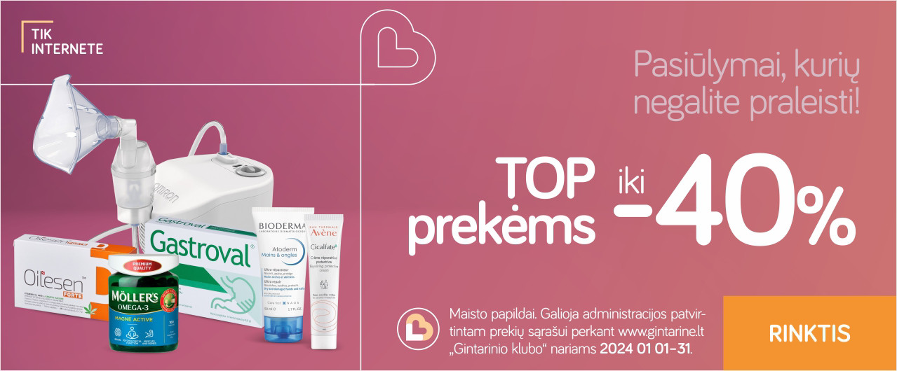 Vaistai internete | Gintarinė vaistinė