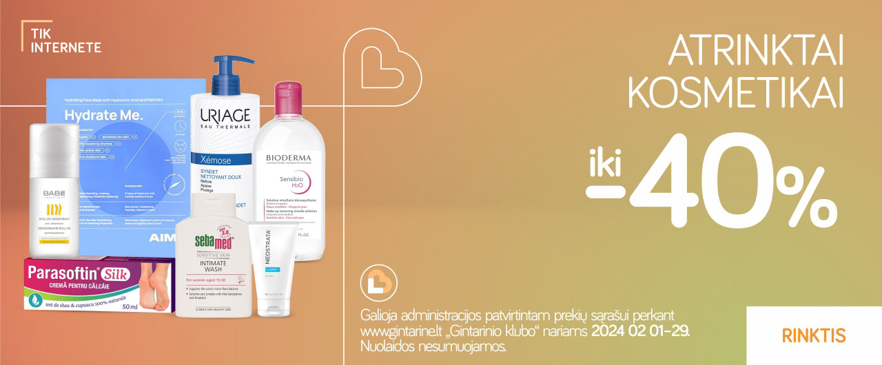 Vaistai internete | Gintarinė vaistinė