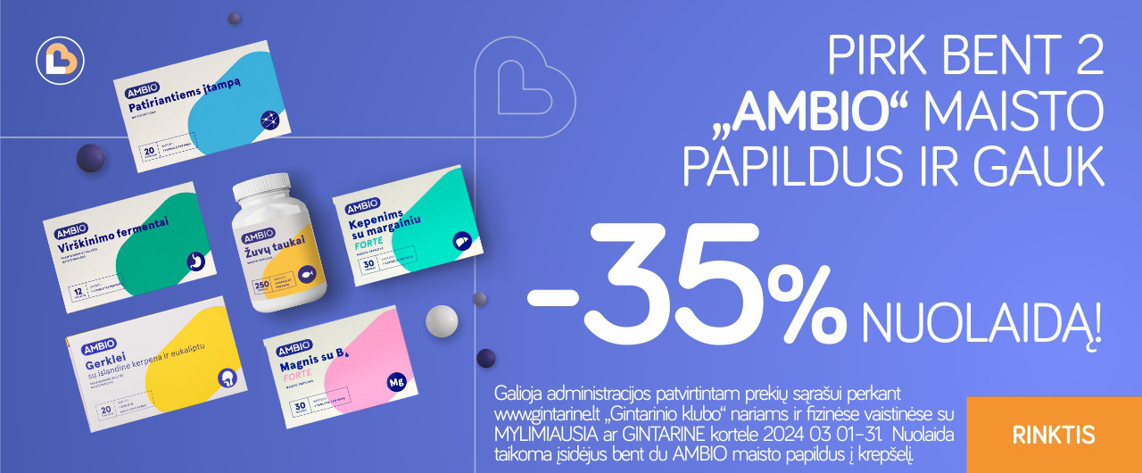 Vaistai internete | Gintarinė vaistinė