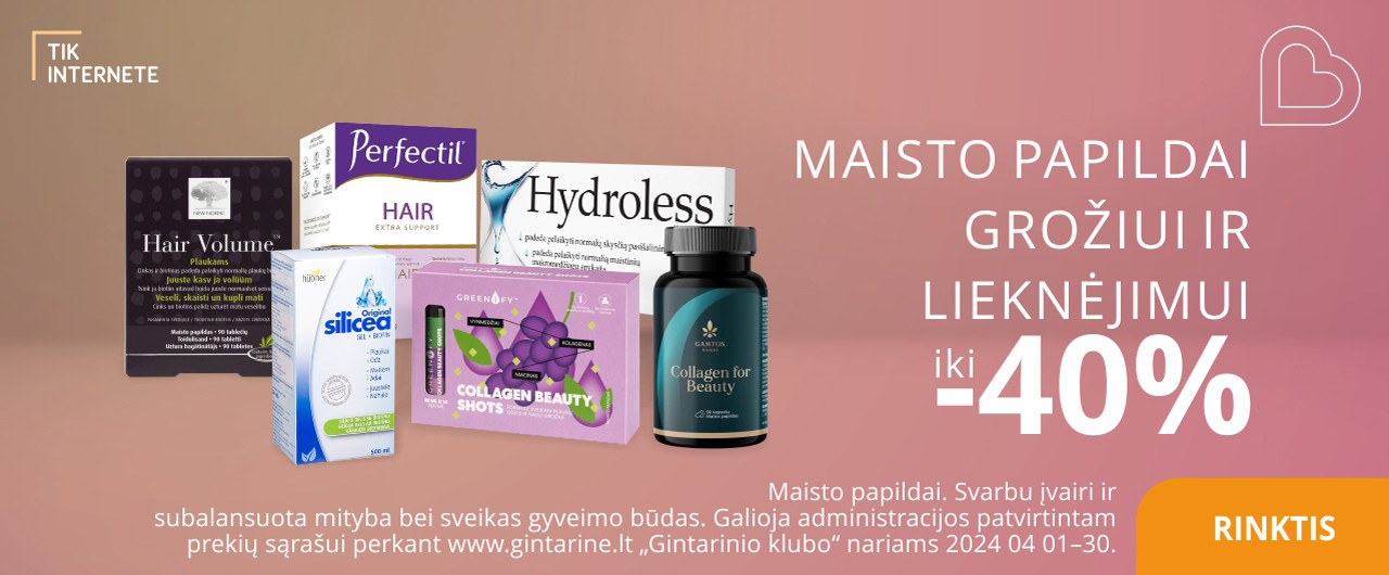 Vaistai internete | Gintarinė vaistinė