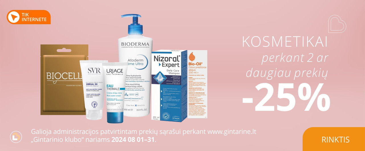 Vaistai internete | Gintarinė vaistinė