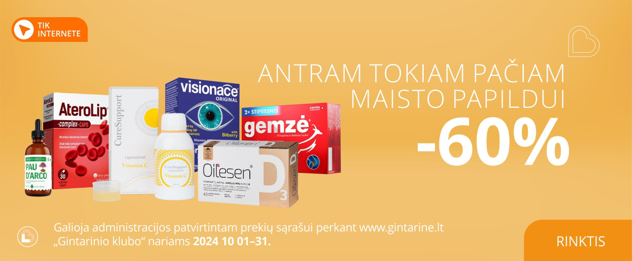 Vaistai internete | Gintarinė vaistinė