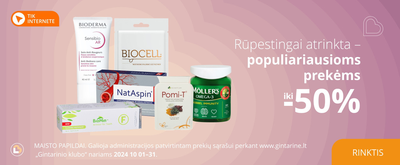 Vaistai internete | Gintarinė vaistinė