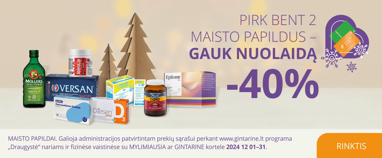 Vaistai internete | Gintarinė vaistinė