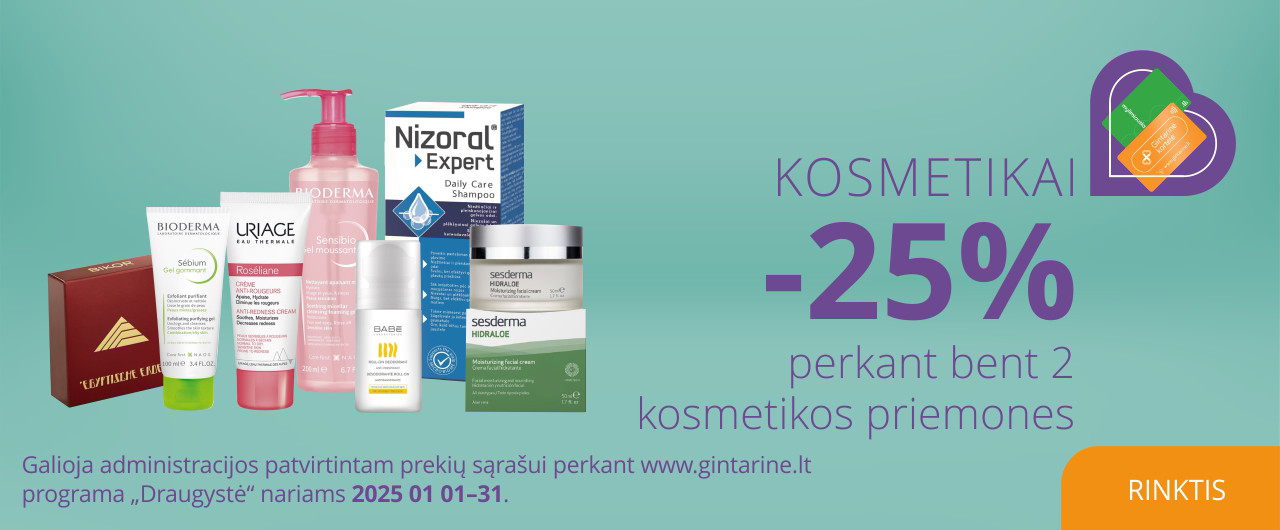 Vaistai internete | Gintarinė vaistinė