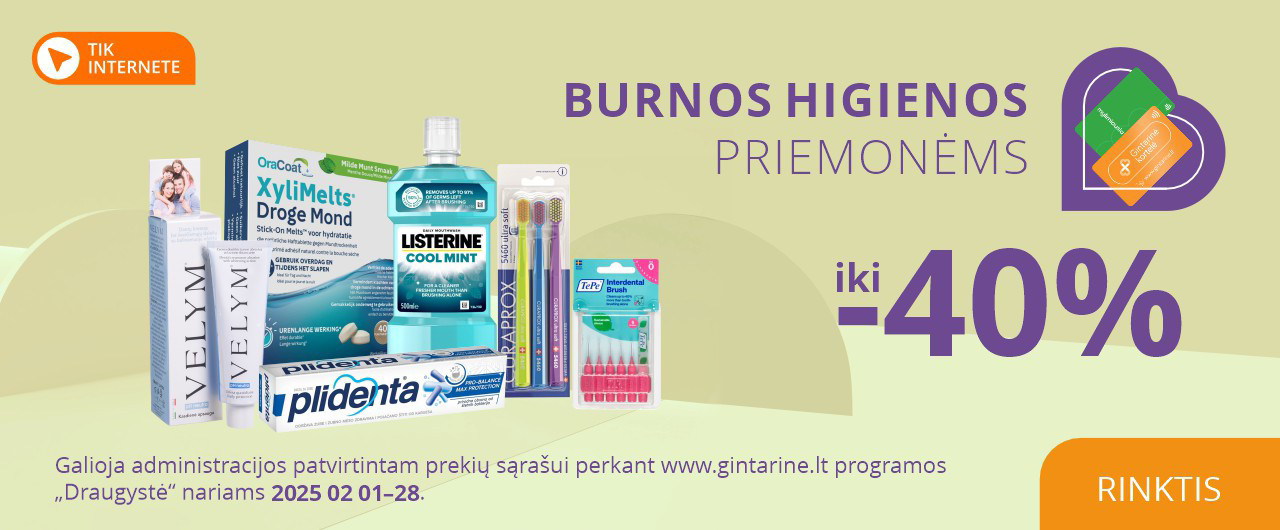 Vaistai internete | Gintarinė vaistinė