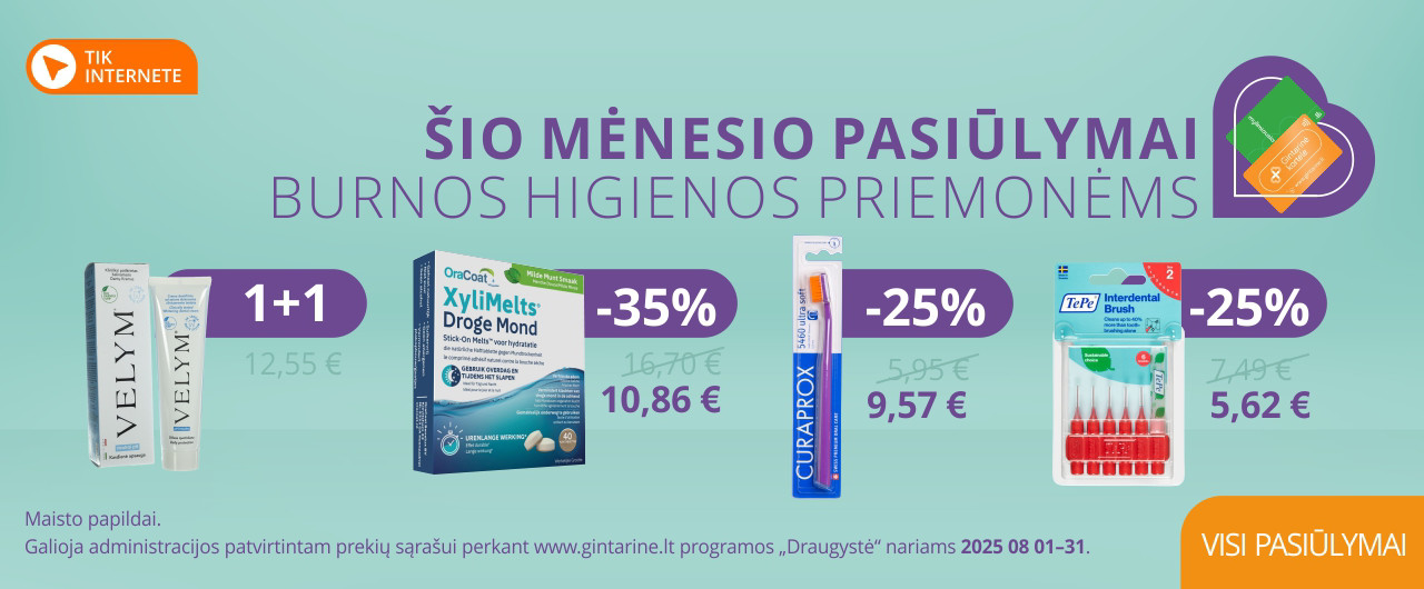 Vaistai internete | Gintarinė vaistinė