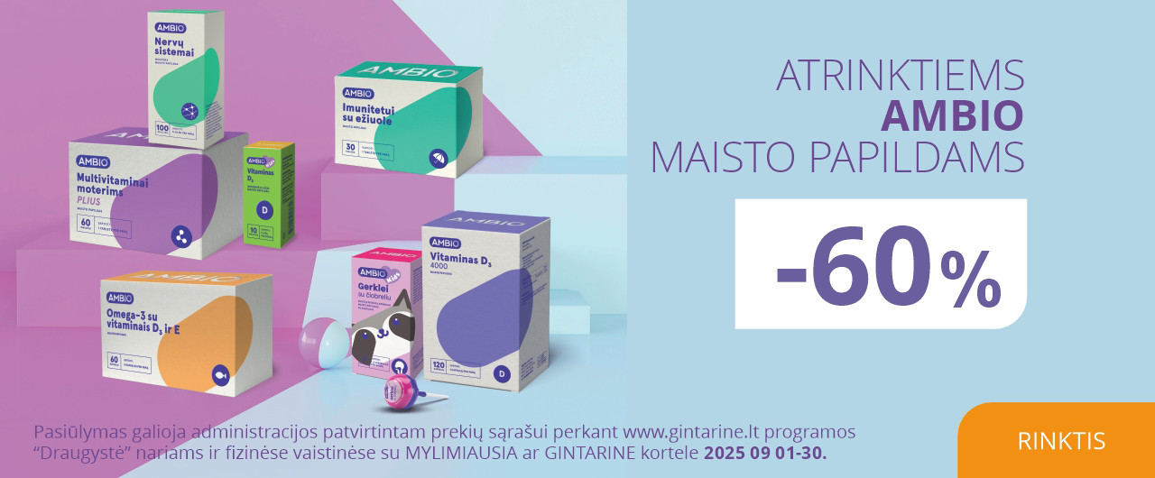 Vaistai internete | Gintarinė vaistinė