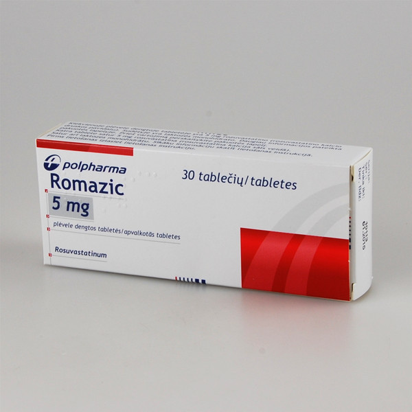 ROMAZIC, 5 mg, plėvele dengtos tabletės, N30 | Gintarinė vaistinė